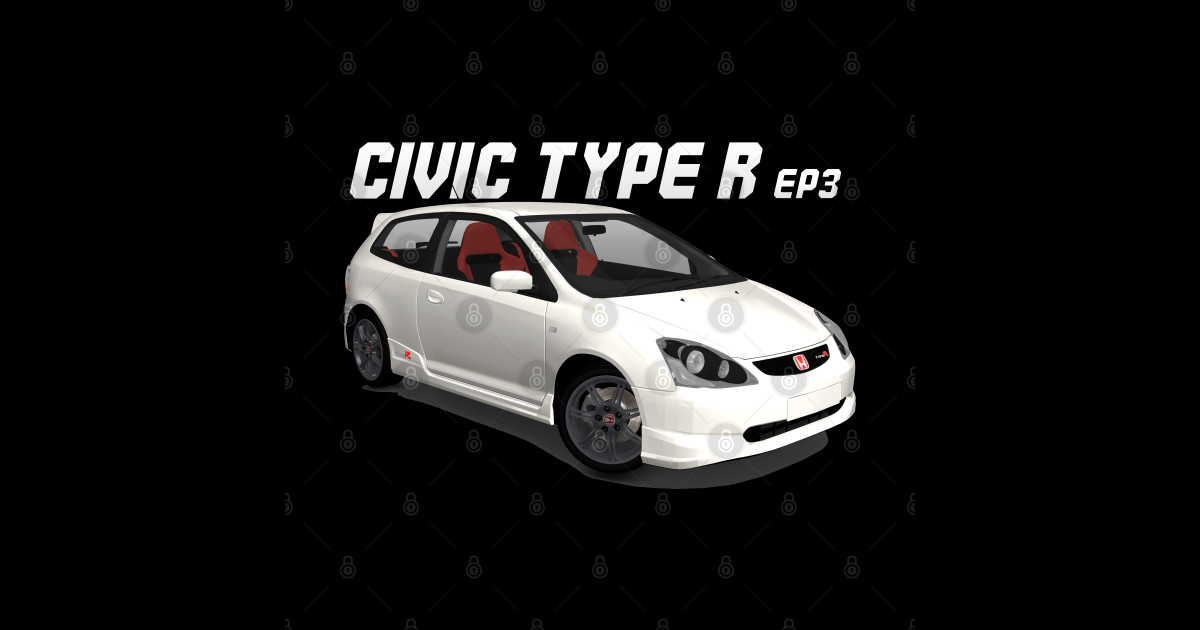 Civic Type R - Civic - Sticker | TeePublic