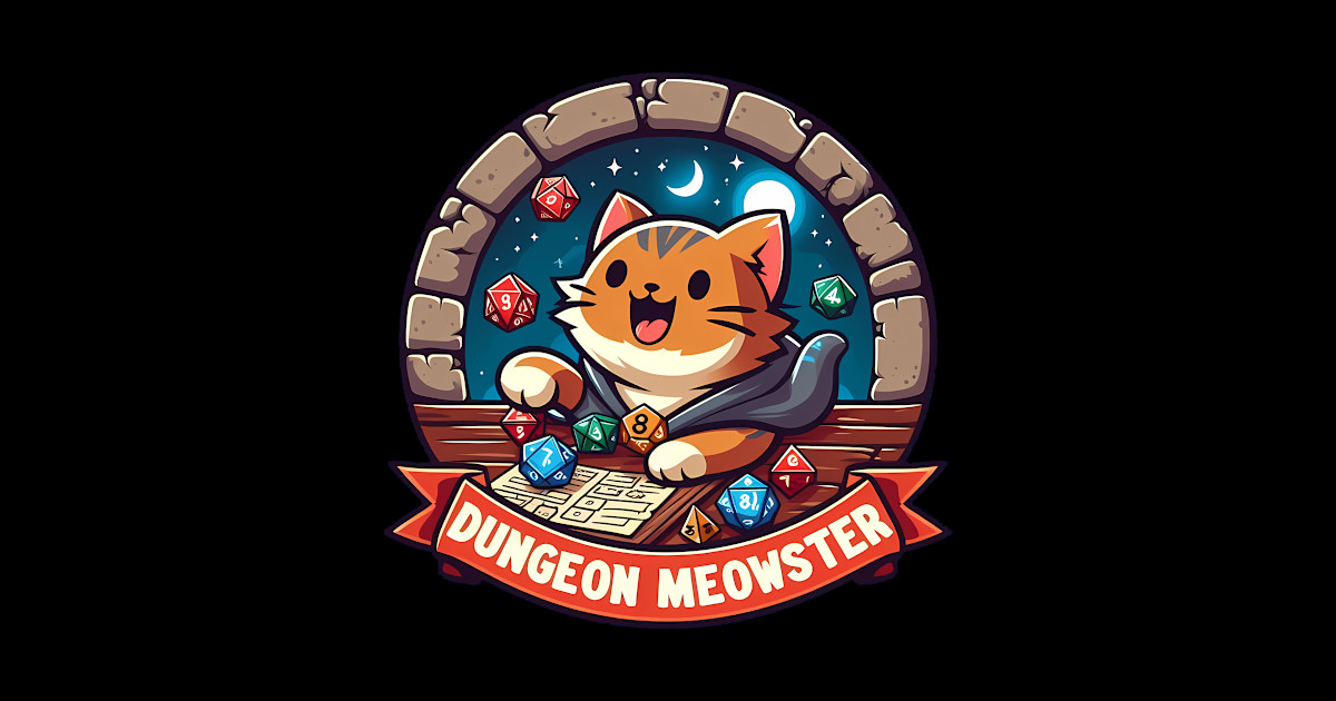Dungeon Master Cat - Dungeon Meowster - Dungeon Master Cat Dungeon ...