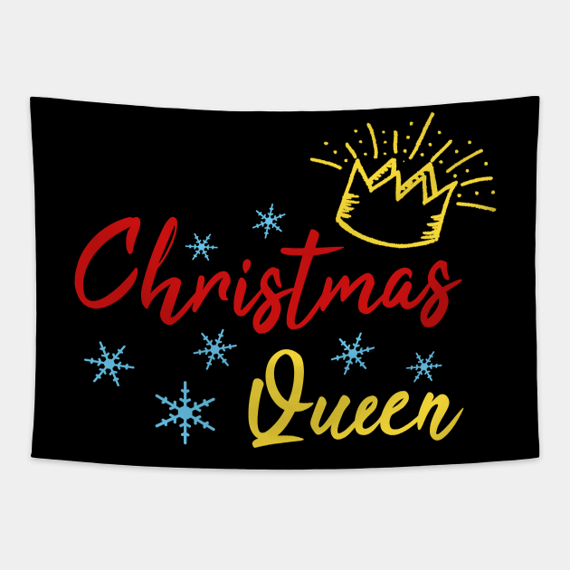 Christmas Queen - Christmas - Tapestry | TeePublic