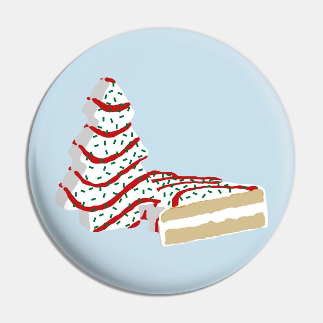Little Debbie Christmas Cakes - Little Debbie - Pin | TeePublic