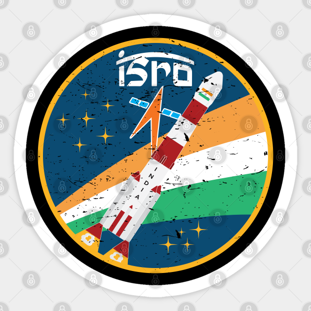 ISRO Indian Space Research PSLV Rocket Space Design - India - Sticker ...