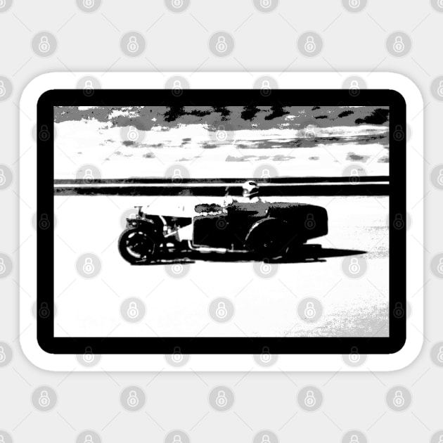 The Race Car! - Vintage Car - Sticker | TeePublic