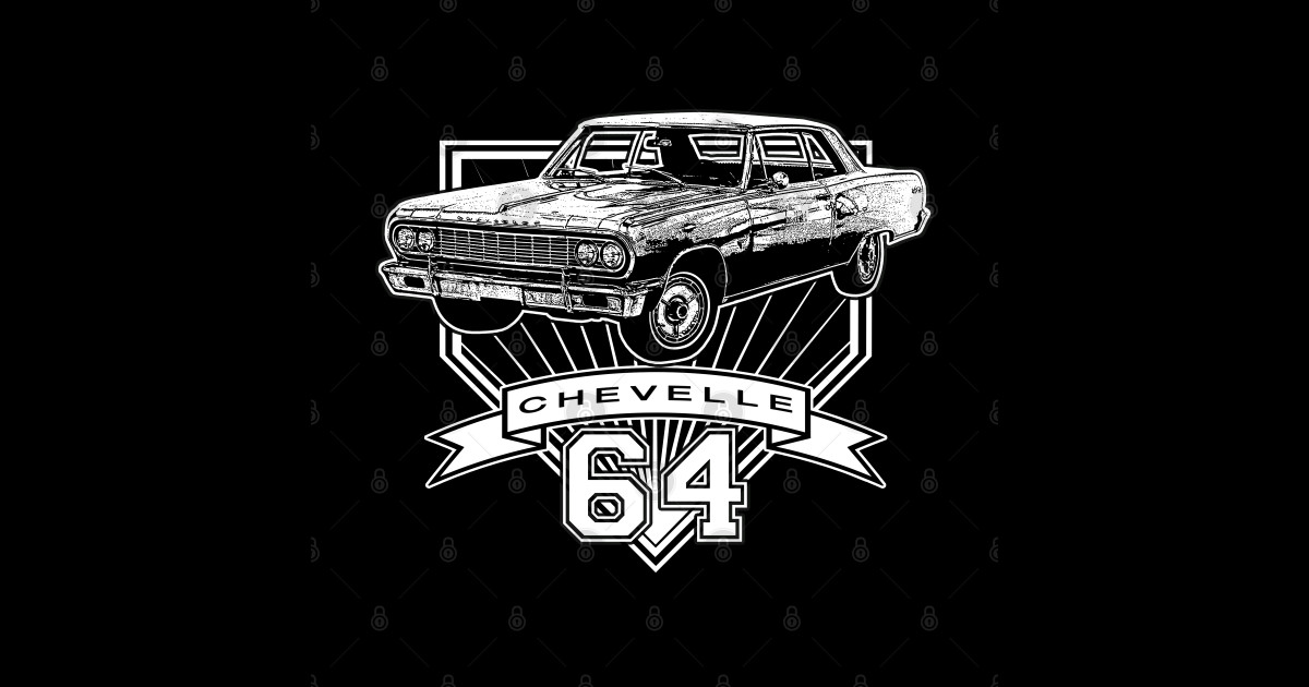 1964 Chevelle - 64 Chevelle - Sticker | TeePublic