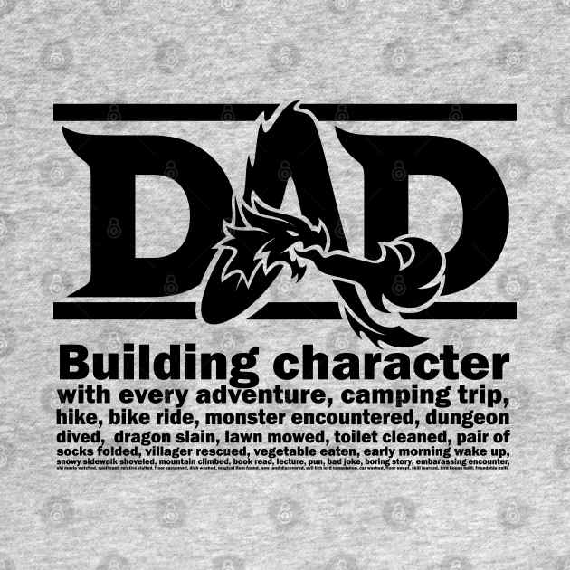 D&D Dad - Dungeons And Dragons - T-Shirt | TeePublic