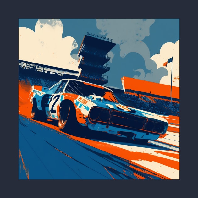 70s Race Car - Car Racing - T-Shirt | TeePublic