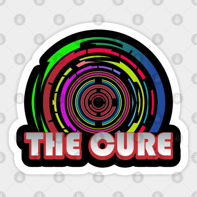 Minimalist Vinyl // The Cure - The Cure Band - Sticker | TeePublic