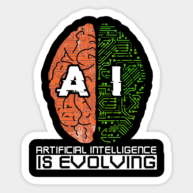 Artificial Intelligence - Artificial Intelligence - Sticker | TeePublic