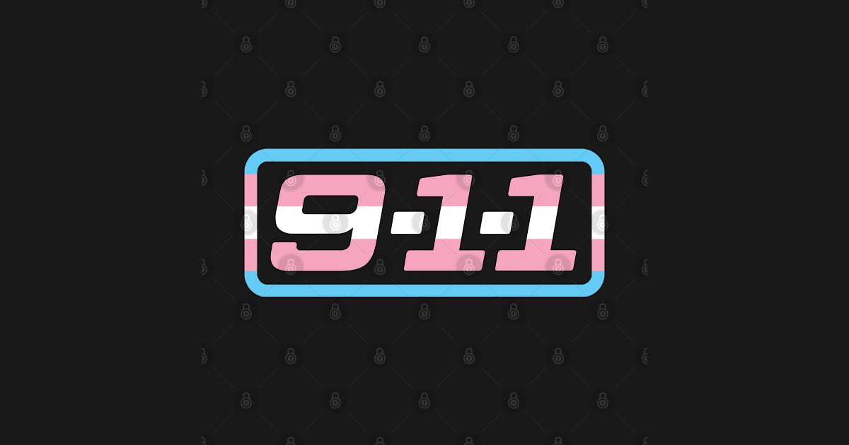9-1-1 on ABC logo (Transgender Pride Themed) - 911 Abc - T-Shirt ...