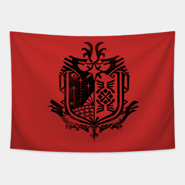 [MONSTER HUNTER WORLD] MAIN CREST ver. 2 - Monster Hunter - Tapestry ...