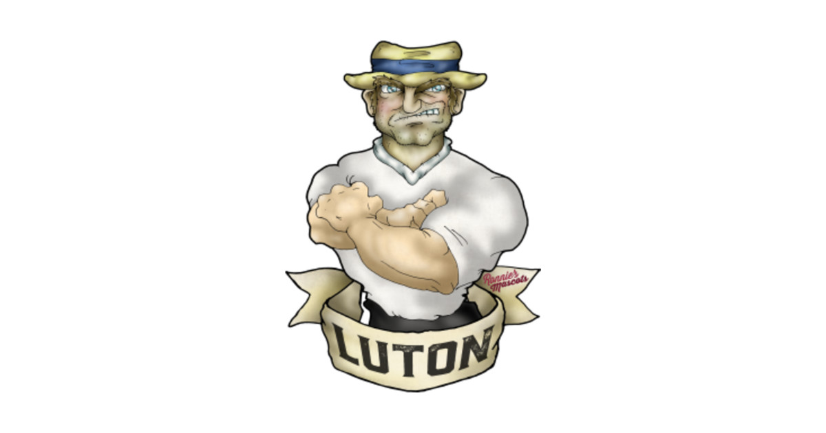 Luton Town Hatter Mascot - Ronnies Mascots - T-Shirt | TeePublic