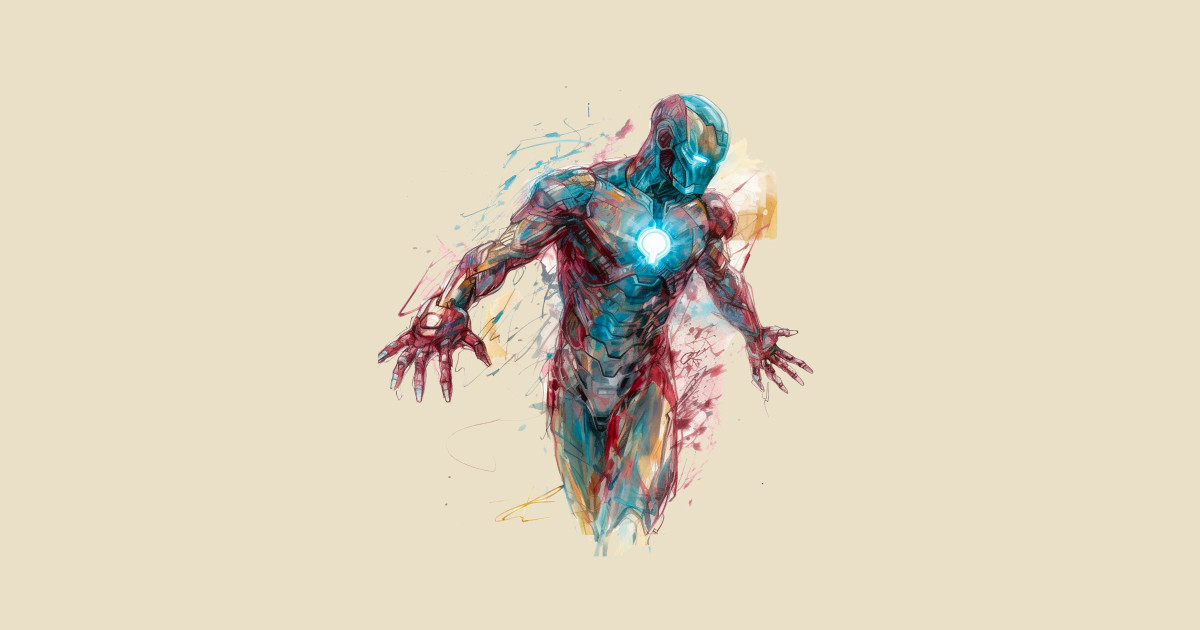 Iron man energy - Iron Man - T-Shirt | TeePublic