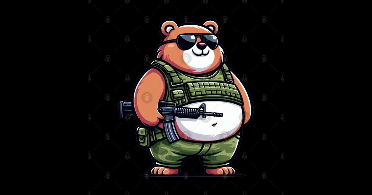 Tactical Bears - Tactical - Sticker | TeePublic