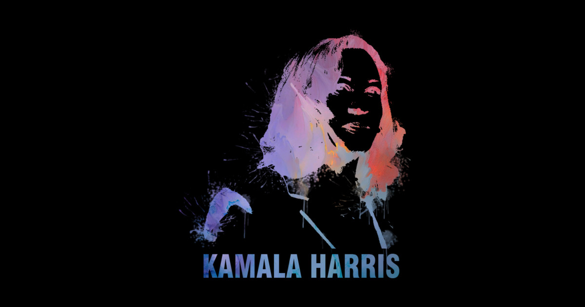 KAMALA HARRIS IN COLOR - Kamala Harris - Sticker | TeePublic