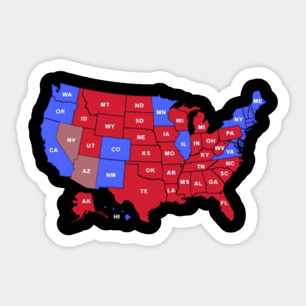 trump wins 2024 election - President Trump 2024 - Sticker | TeePublic