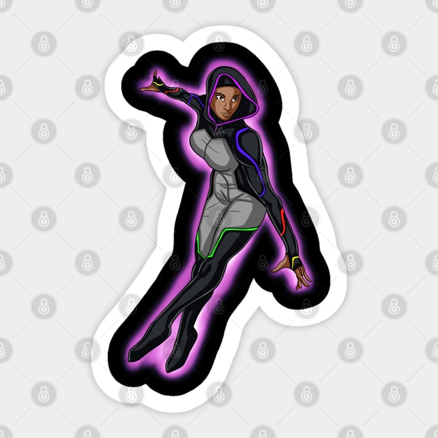 Halo from Young Justice - Young Justice - Sticker | TeePublic