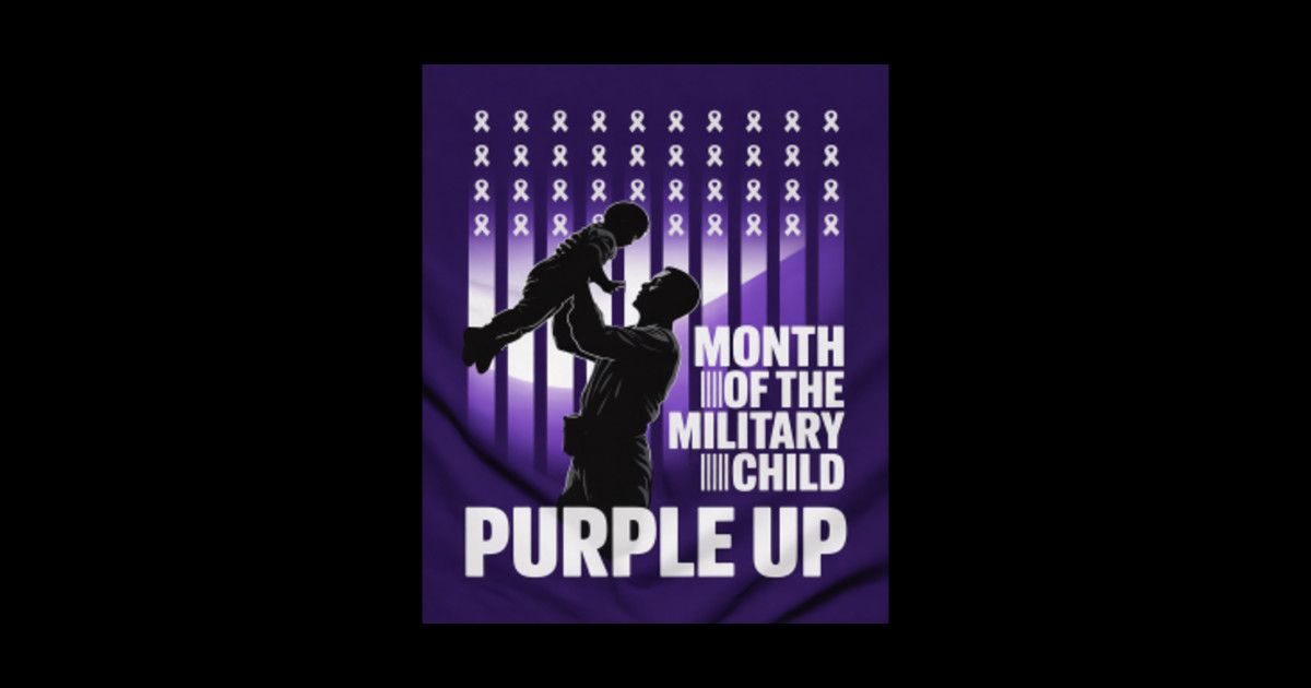 Purple Up Military Kids April, Military Kids Month - Purple Up Military ...