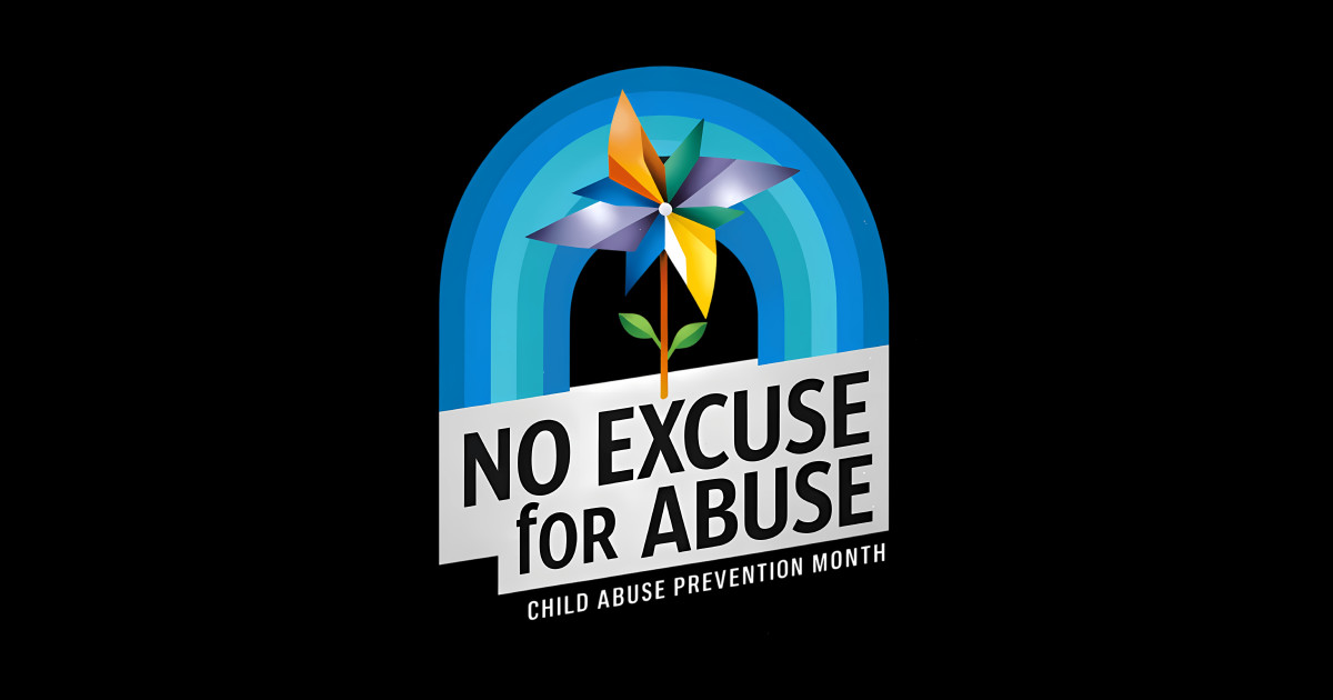 No-Excuse For Abuse Child Abuse Month - No Excuse - Sticker | TeePublic