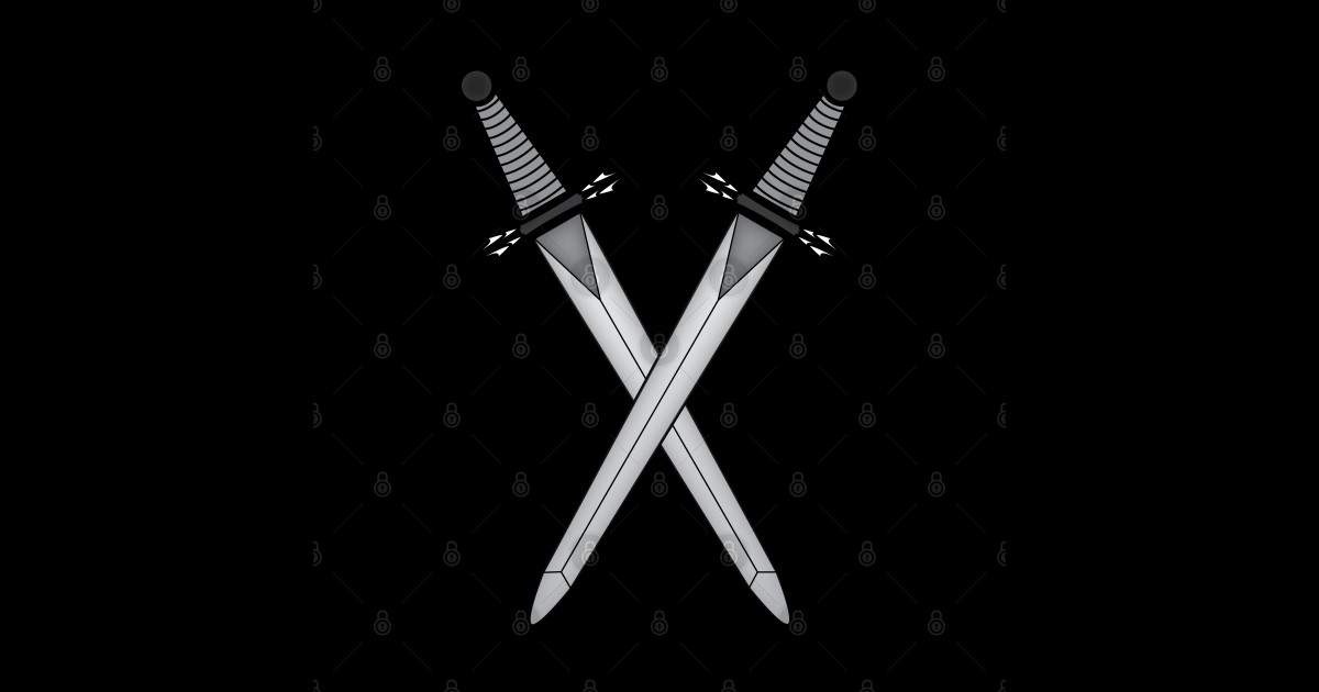 Crossed swords symbol - Masonic symbol of Master of Ceremonies for Blue ...