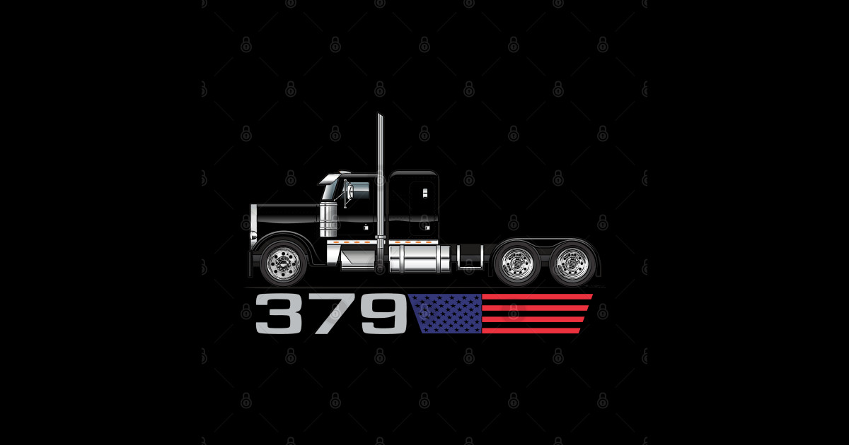 379 usa - Peterbilt 379 - Sticker | TeePublic