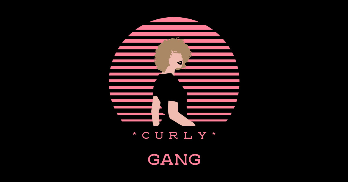 Curly Gang V3 - Curly Gang - Sticker | TeePublic