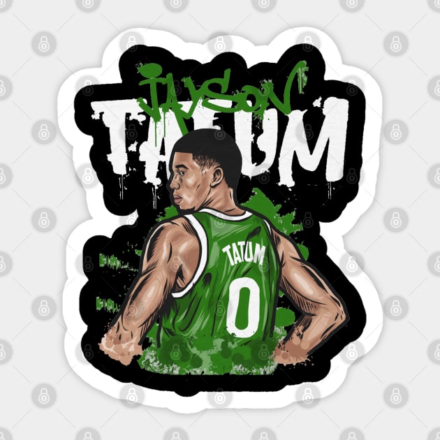 Jayson Tatum Boston Pose - Jayson Tatum - Sticker | TeePublic