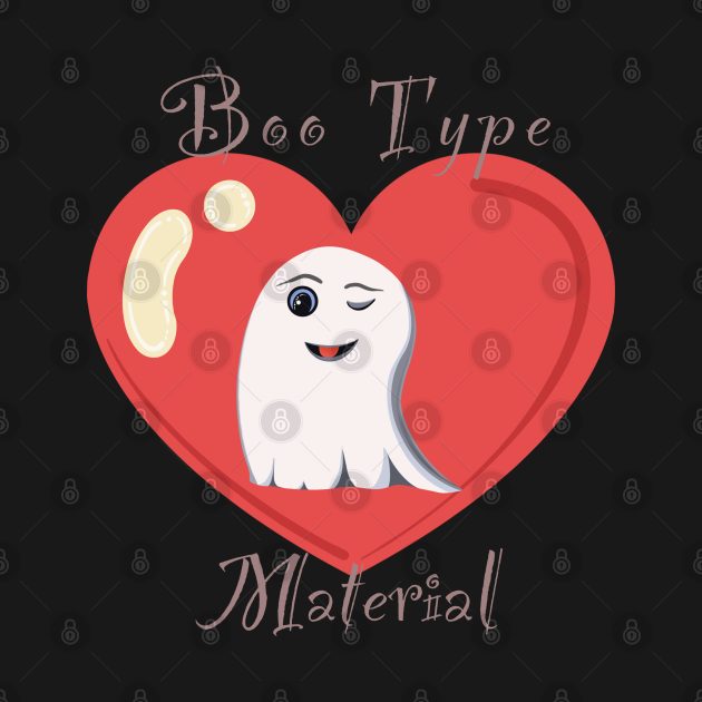 Boo Type Material - Boo - T-Shirt | TeePublic
