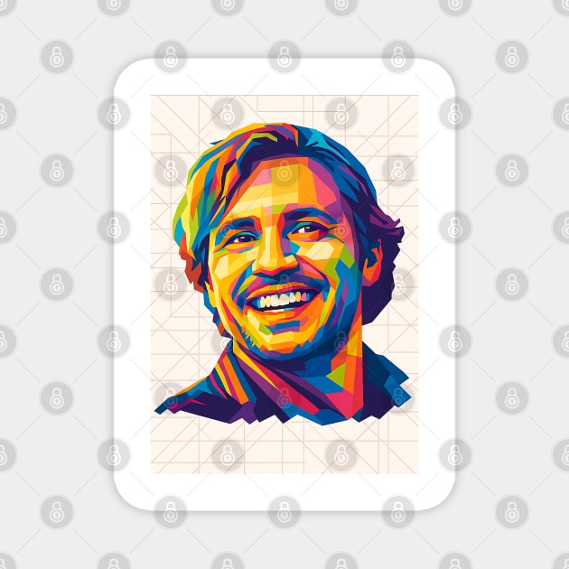 Pedro Pascal Pop Art - Pedro Pascal - Magnet | TeePublic