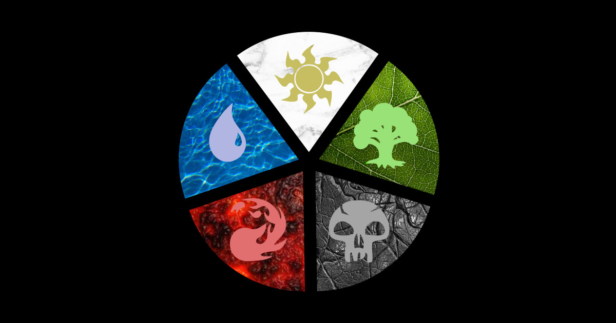 MTG Wheel of colors - Mtg - Posters and Art Prints | TeePublic