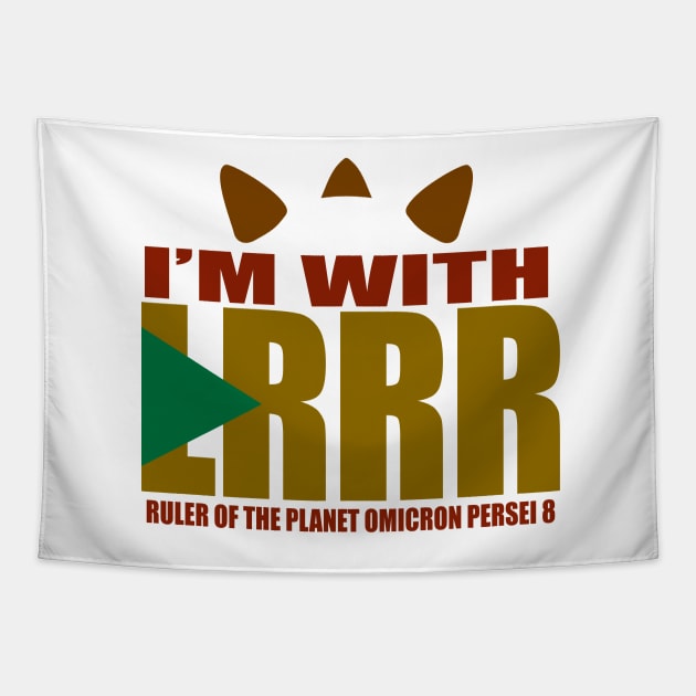 I'm with Lrrr - Futurama - Tapestry | TeePublic