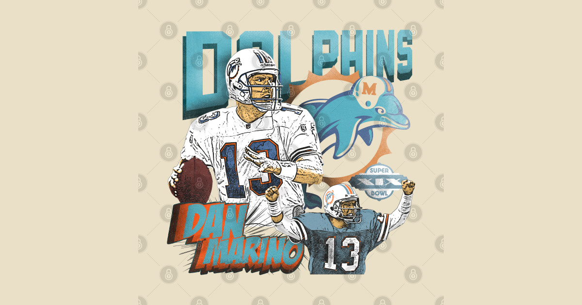 Dan Marino Comic Vintage - Dan Marino - T-Shirt | TeePublic