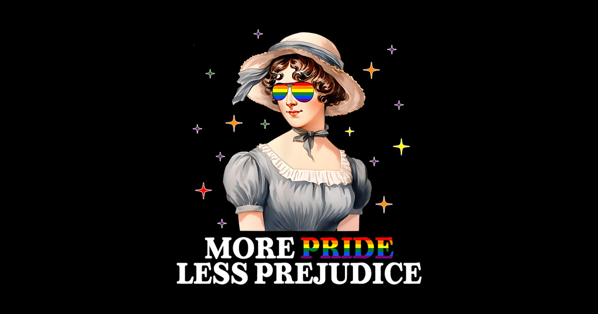 More Pride Less Prejudice Rainbow LGBT Gay Lesbian - More Pride Less ...