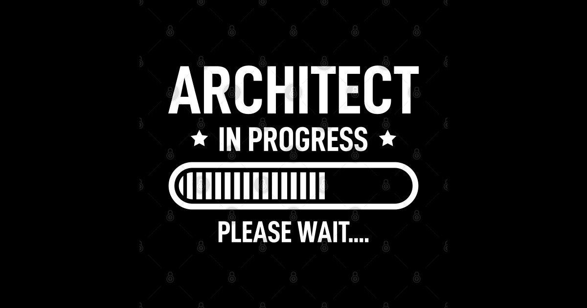 Architect In Progress Future Architect - Architect - Sticker | TeePublic