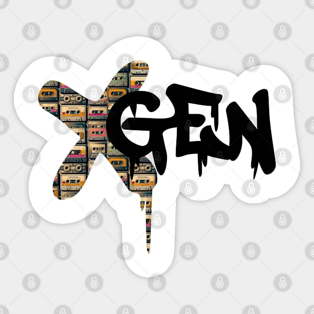 Gen X 80’s Rock Cassettes Proud Member Of Gen X Aproudtee - Gen X 80s ...