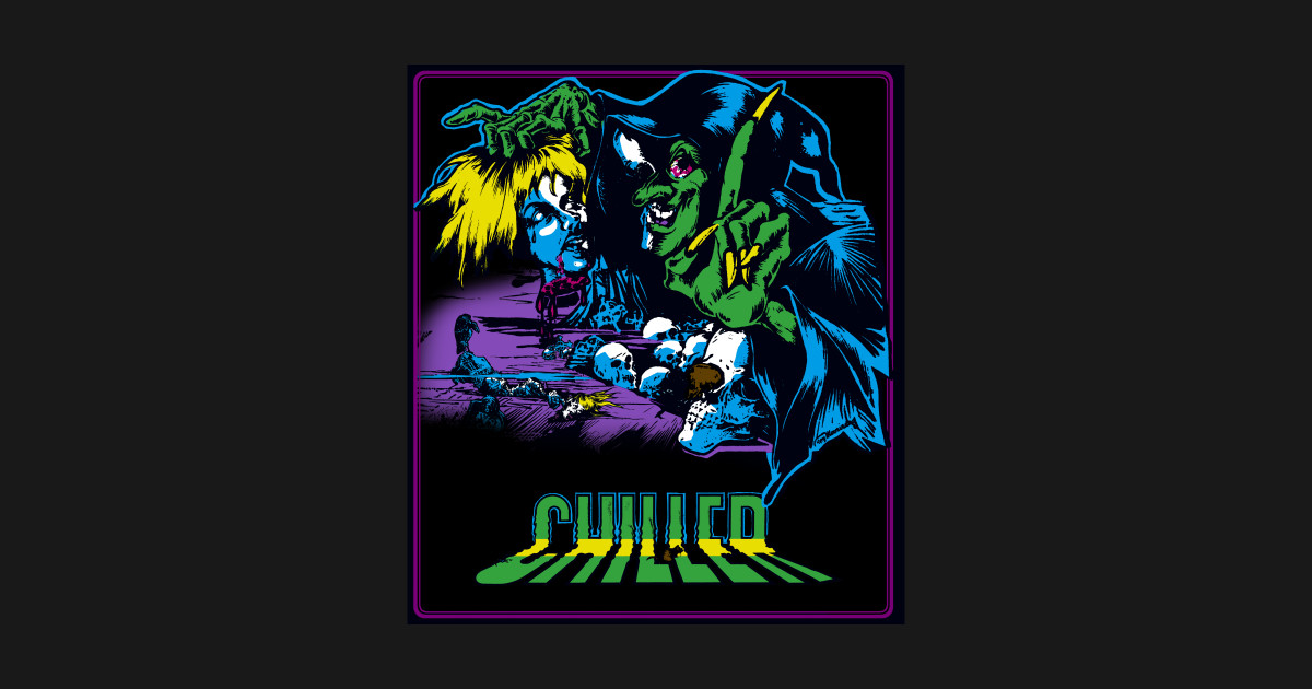 Chiller Arcade Art. - Retro Arcade - T-Shirt | TeePublic