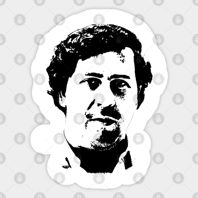 Pablo Escobar Portrait - Pablo Escobar - Sticker | TeePublic