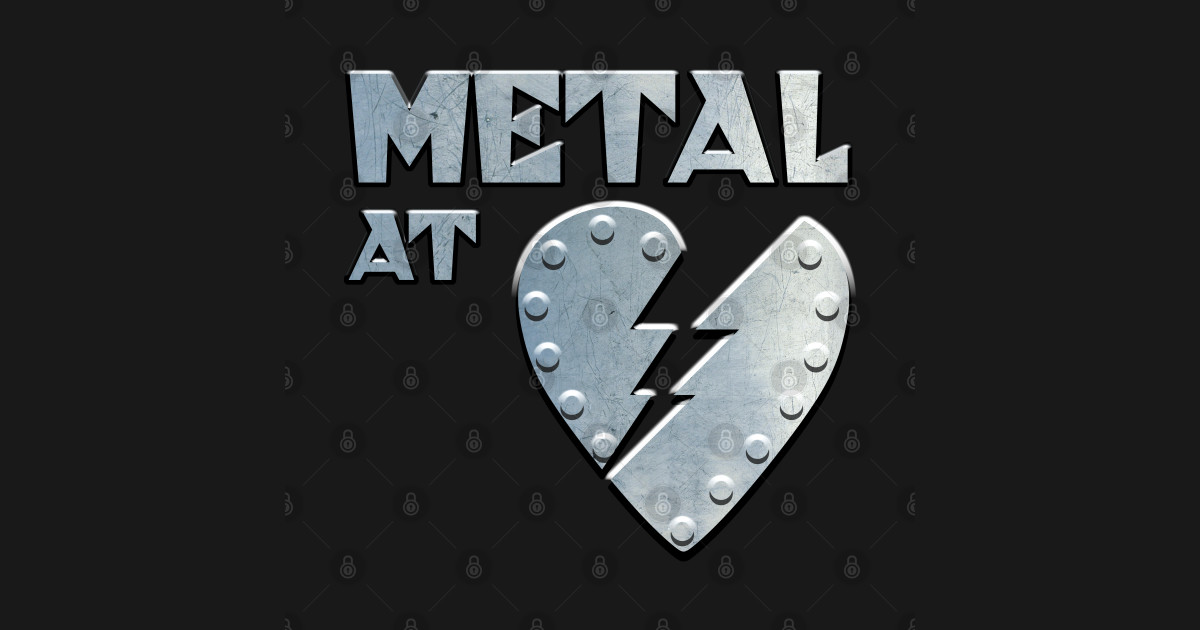 Heavy Metal At Heart - Heavy Metal - T-Shirt | TeePublic