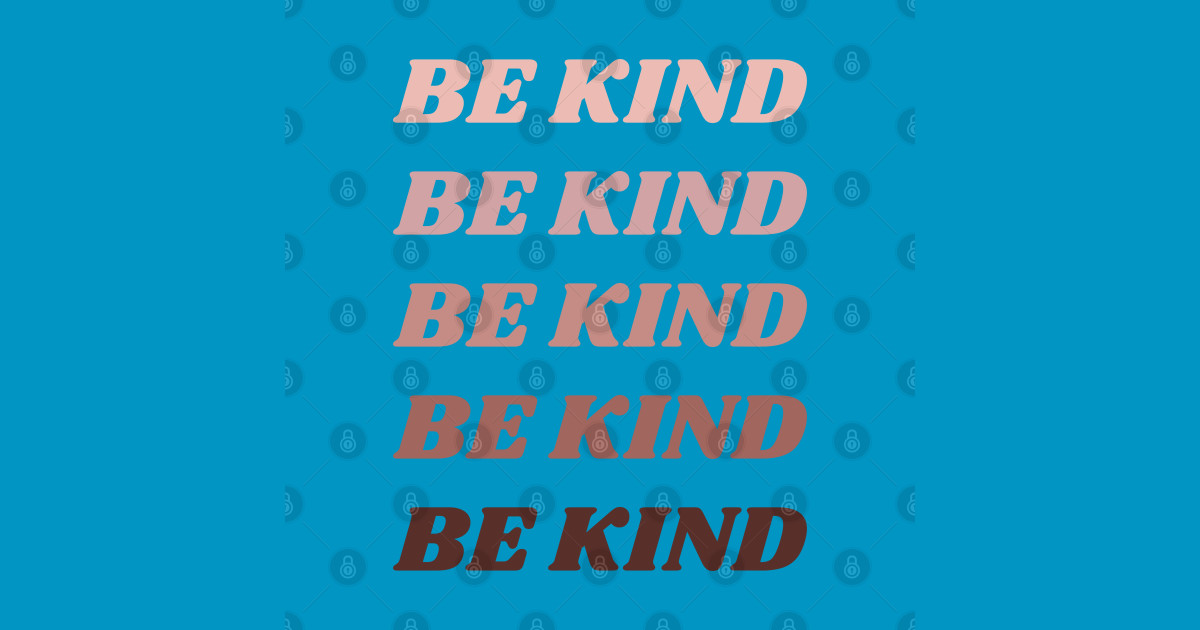 Be Kind Skin Color Palette - Blach History Month - Be Kind - T-Shirt ...