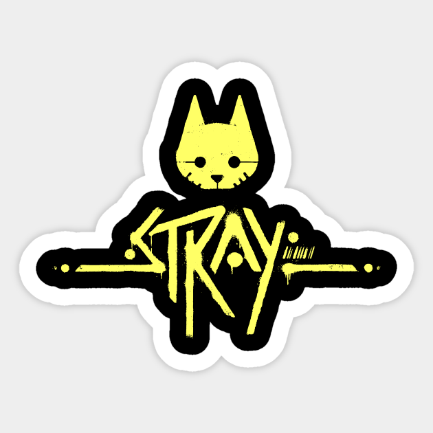Stray Logo - Stray - Sticker | TeePublic
