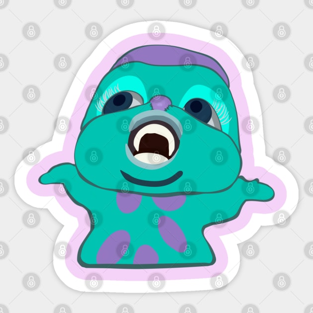 Bibble Meme Illustration - Bibble - Sticker | TeePublic