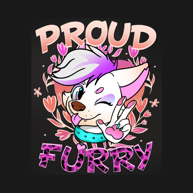 Proud Furry I Furries Cosplay Fandom - Kawaii - T-Shirt | TeePublic
