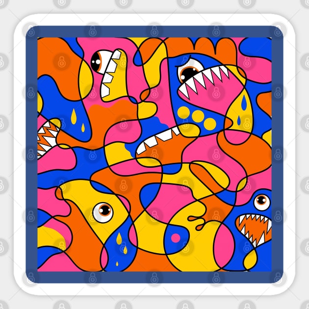 The Path Vector abstrack - Path Vector - Sticker | TeePublic