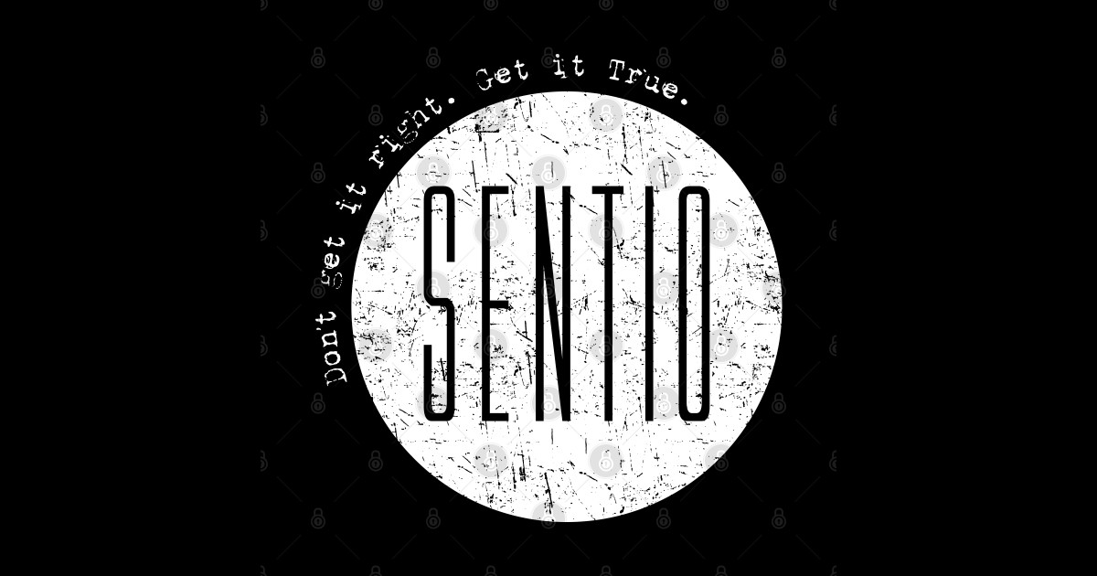 Sentio Logo with Front Outline - Acting - Posters and Art Prints ...