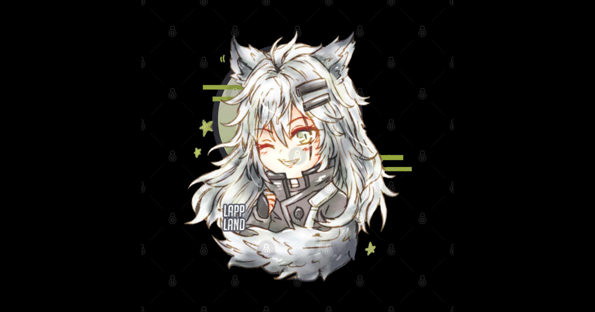 Arknights Chibi Lappland - Arknights - Sticker | TeePublic