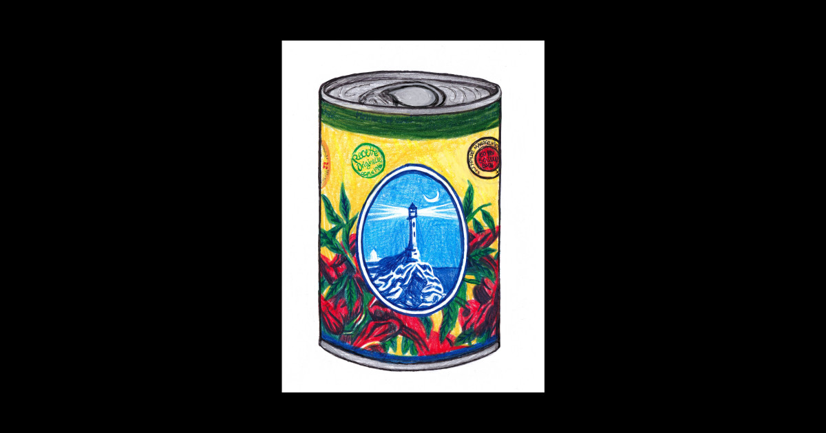 Harissa Paste Can illustration - Harissa - Sticker | TeePublic