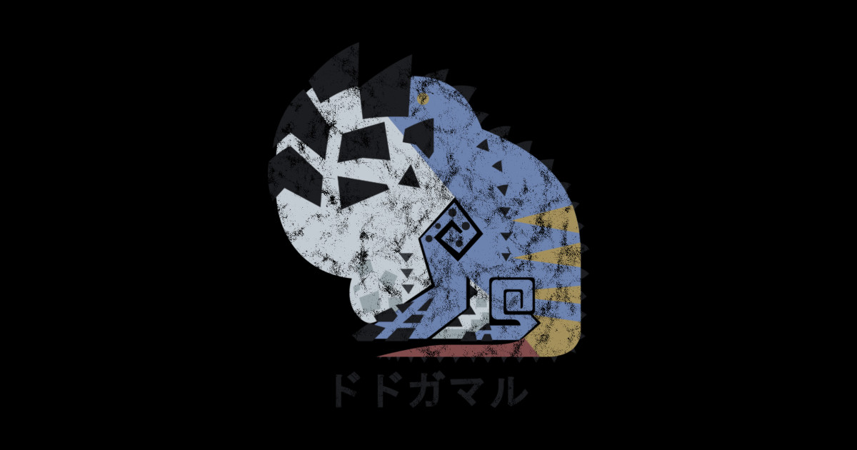 Monster Hunter World Dodogama Kanji Icon - Monster Hunter - Posters and ...