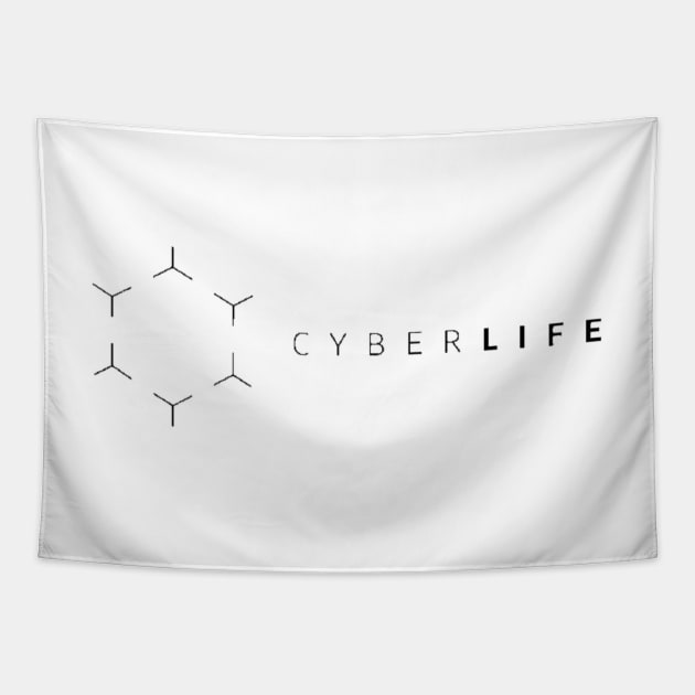 Detroit Become Human CyberLife Logo - Gaming - Tapestry | TeePublic