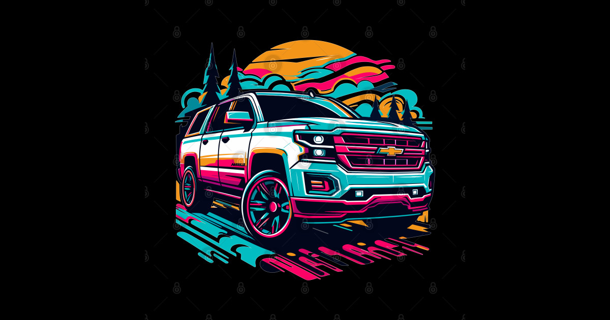 Chevy SUV - Chevy Suv - Sticker | TeePublic