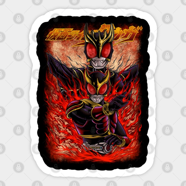Kamen Rider Kuuga - Kuuga - Sticker | TeePublic