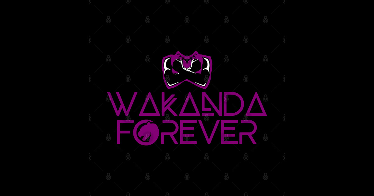 wakanda forever for wakanda - Wakanda Forever - Sticker | TeePublic