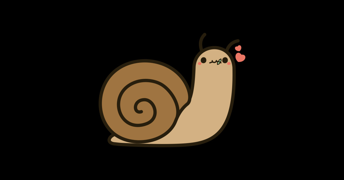 Cute snail - Snail - Sticker | TeePublic